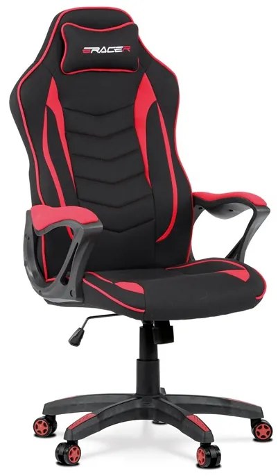 Autronic Herní a kancelářské křeslo E-racer KA-G408 Barva potahu: Černá/červená