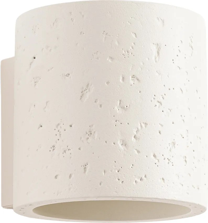 Sollux Lighting Nástěnná lampa ORBIS betonová béžová