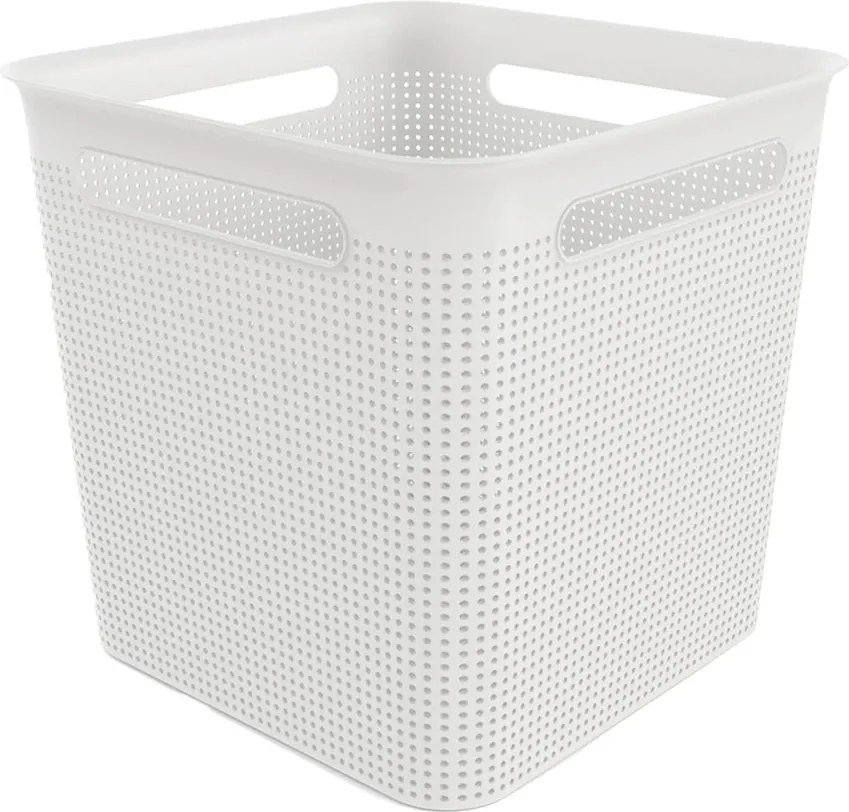 Rotho BRISEN Úložný box, 29 × 29 × 28 cm, 18 l, bílá