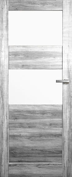 posuvné interiérové dveře do pouzdra TEO model 4 Průchozí rozměr: 70 x 197 cm, Orientace dveří: Levé dveře, Dekor: Bílá