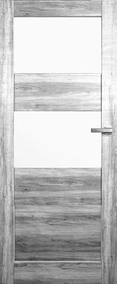 posuvné interiérové dveře do pouzdra TEO model 4 Průchozí rozměr: 70 x 197 cm, Orientace dveří: Levé dveře, Dekor: Dub riviera