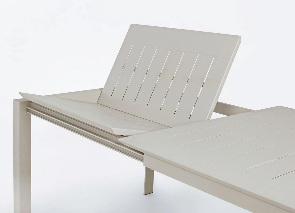 BIZZOTTO Rozkládací zahradní stůl KONNOR 200x110 cm světle šedá 0662721