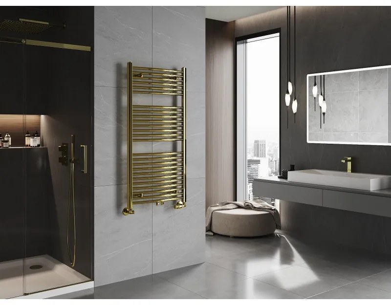 Mexen Ares, topné těleso 1200x600 mm, 490 W, zlatá lesklá, W102-1200-600-00-50