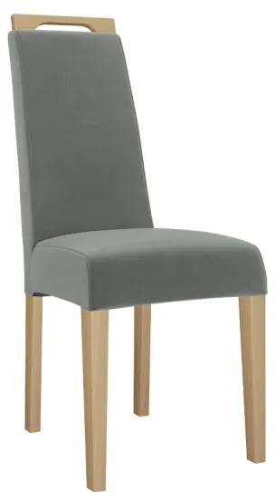 Jídelní židle JK79, Barva dřeva: bílá, Potah: Magic Velvet 2219