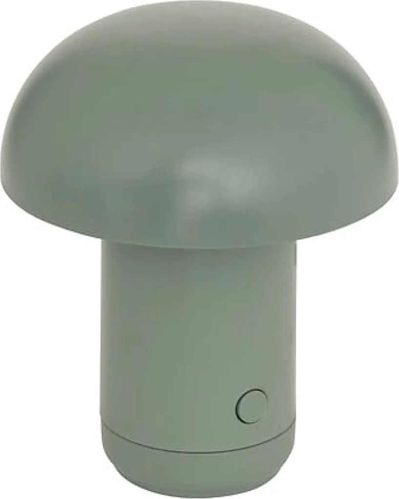 LED stolní lampa FUNGHI 11,2 cm, zelená