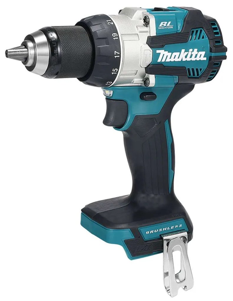 Makita - 18V AKU vrtací šroubovák s příklepem, bez baterie a nabíječky DHP489Z