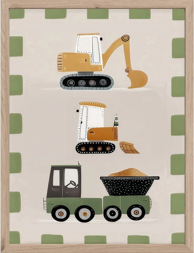 Dětský obrázek 30x40 cm Baby The Builder – Styler Biano.cz