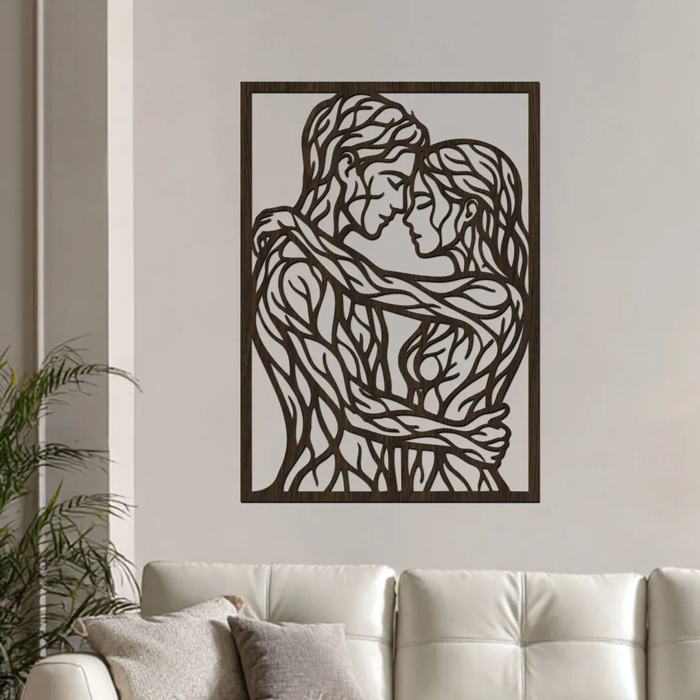 dřevo života Dřevěný obraz MY Zvolte rozměr (cm): 43x60, Zvolte barvu dekoru: Ořech
