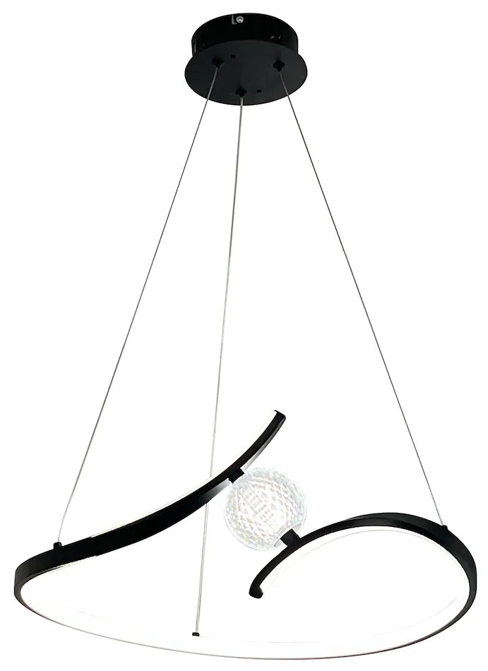 Závěsné LED svítidlo Perla, 1x LED 34w, 4000k, b