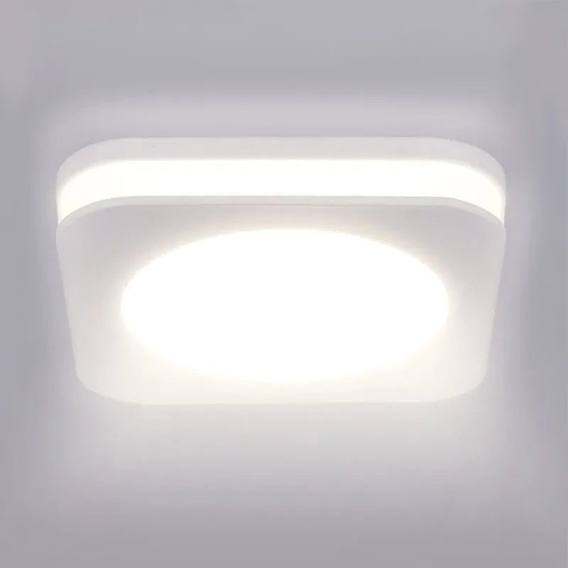 Solight LED podhledové svítidlo, 10W, 800lm, 4000K, IP44, čtvercové