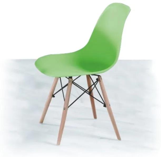 Židle CINKLA 2 NEW zelená / buk Tempo Kondela