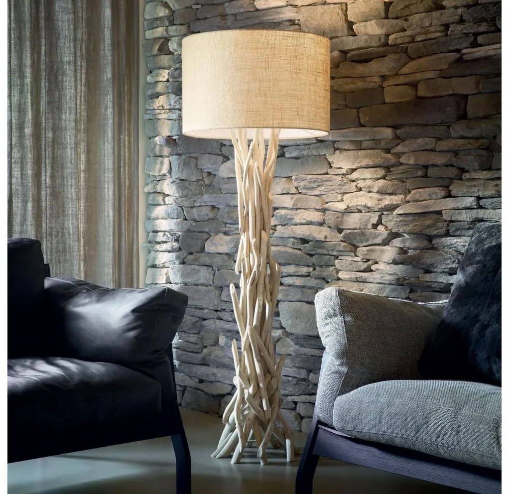 Ideal Lux - Stojací lampa DRIFTWOOD 1xE27/60W/230V guava