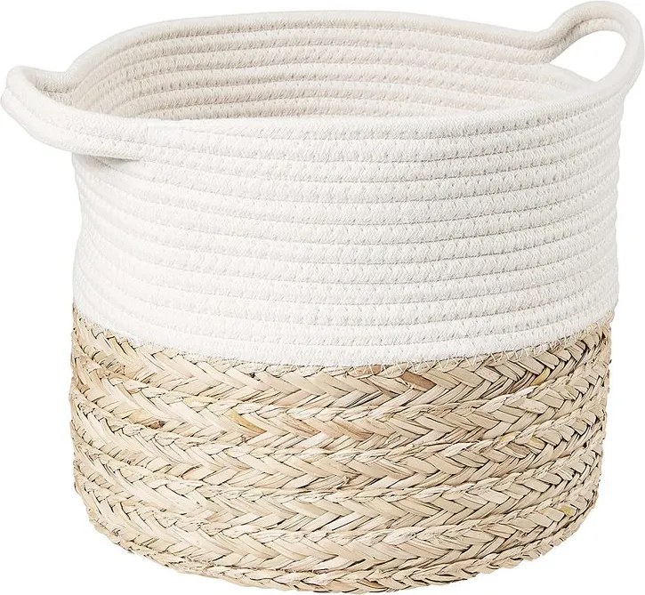 COTTON BRAID Úložný koš z mořské trávy M
