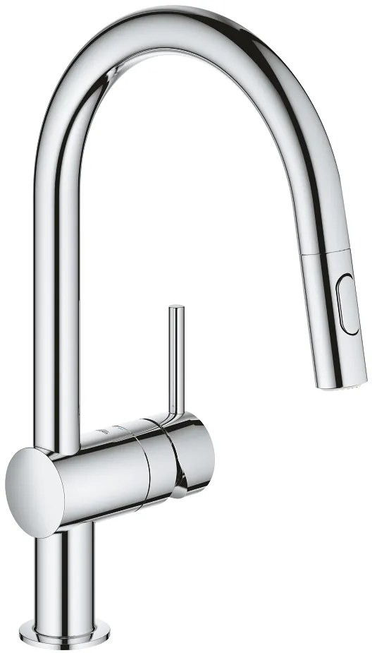 Grohe Minta - Dřezová baterie s výsuvnou sprškou, chrom 32321002