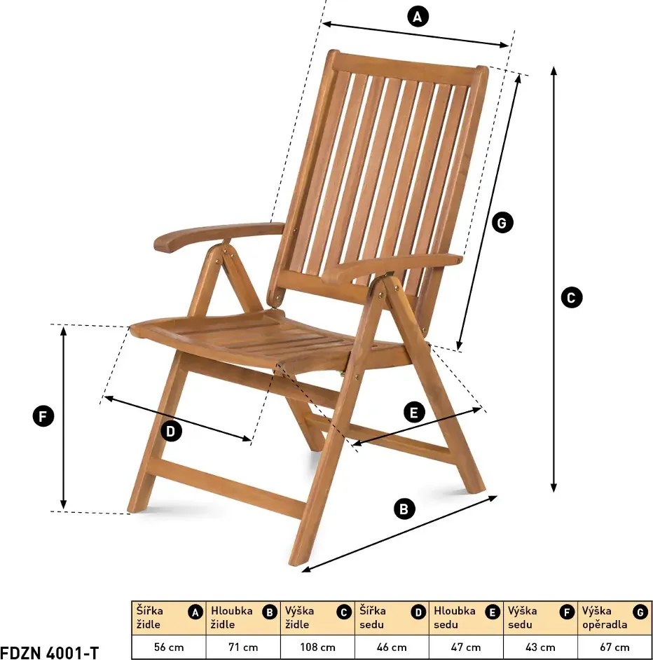 Fieldmann FDZN 4001-T Zahradní křeslo
