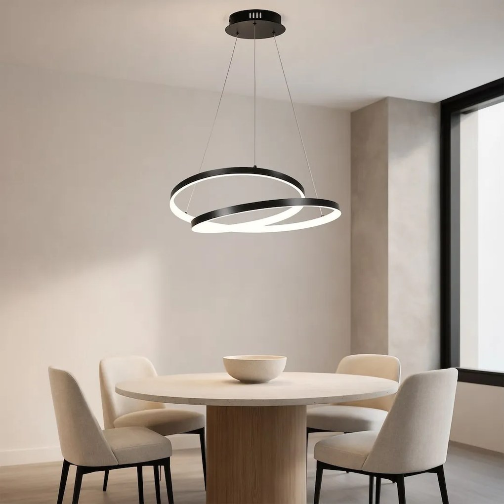 Závěsné LED svítidlo Lucero, 1x LED 48w, 4000k, b