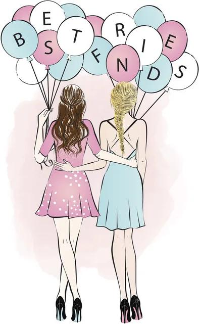 Ilustrace Best Friends, Martina Pavlova | BIANO