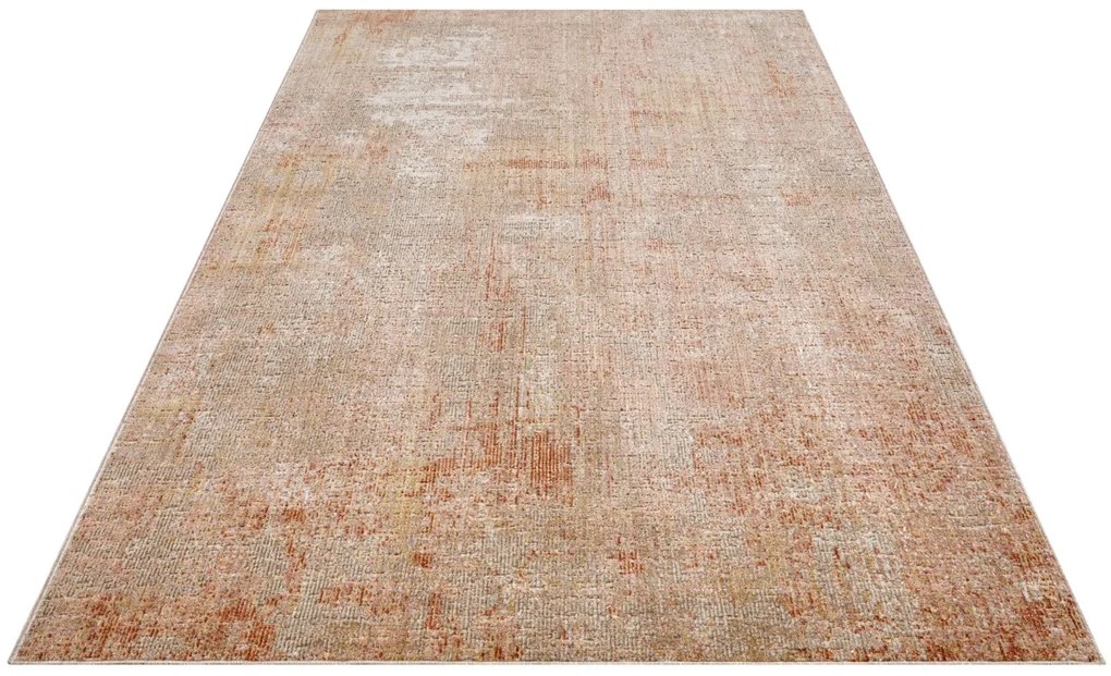 Hanse Home, Kusový koberec Cairo 105585 Gizeh Cream Red – na ven i na doma, 160x235, oranžová, chodba / předsíň