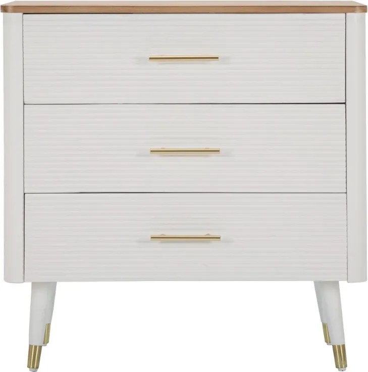 Designová komoda Gerlinde 78 cm bílá