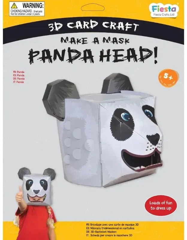 Fiesta Crafts Kreativní sada 3D maska Panda