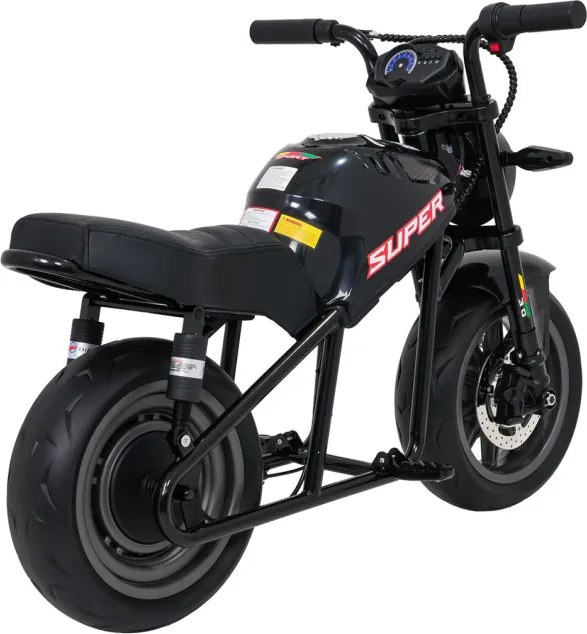 Elektrická motorka SUPERMOTO černá