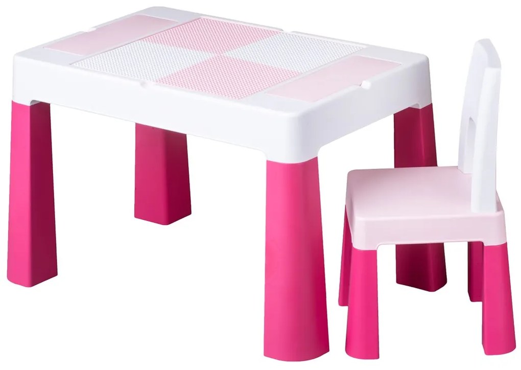 Dětská sada stoleček a židlička Multifun pink Růžová