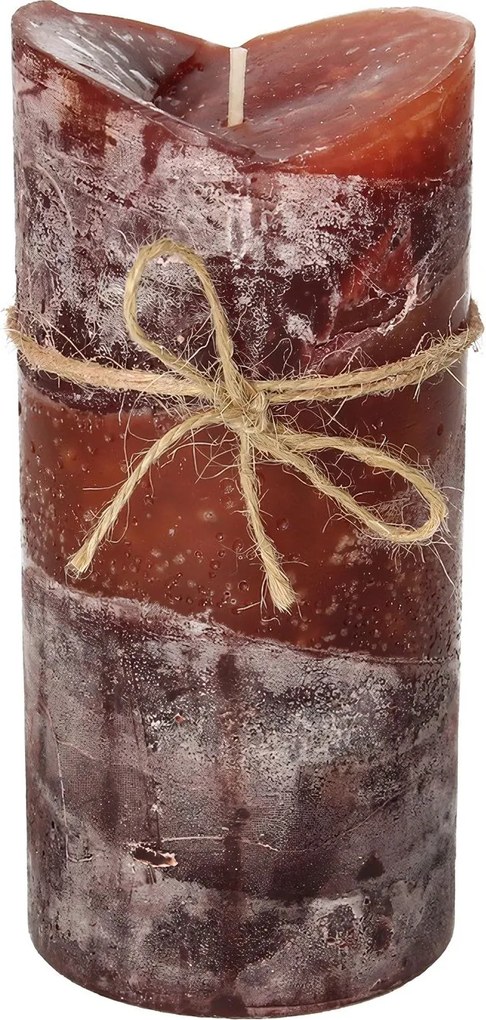 Svíčka Dorotea 15cm burgund