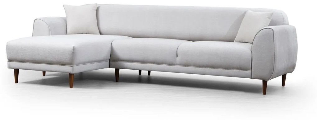 Designová sedačka Haylia 287 cm béžová - levá
