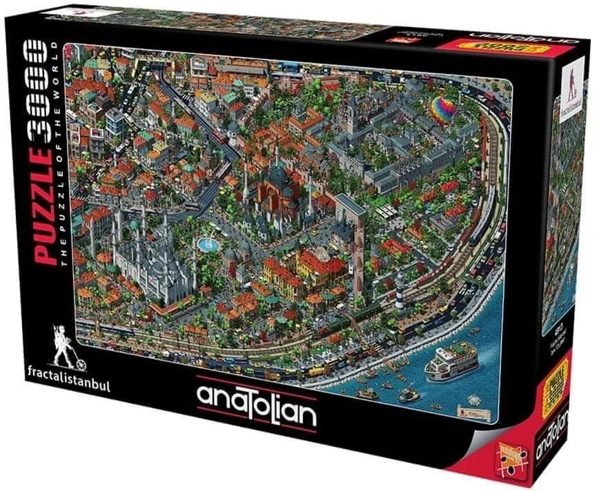 Anatolian puzzle hemžení v istanbulu 3000 dílků