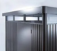 Biohort Zahradní domek BIOHORT HighLine DUO H5 275 x 315 (šedý křemen metalíza)