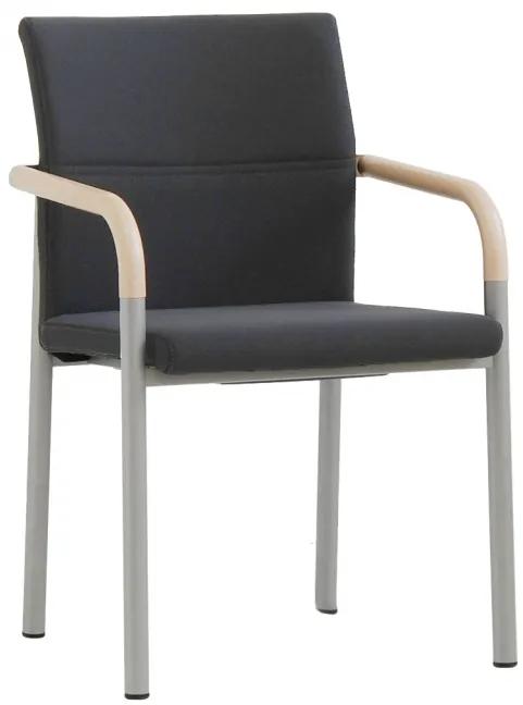 Wiesner-Hager Aluform_3 6431-113 - Konferenční židle  - Černá