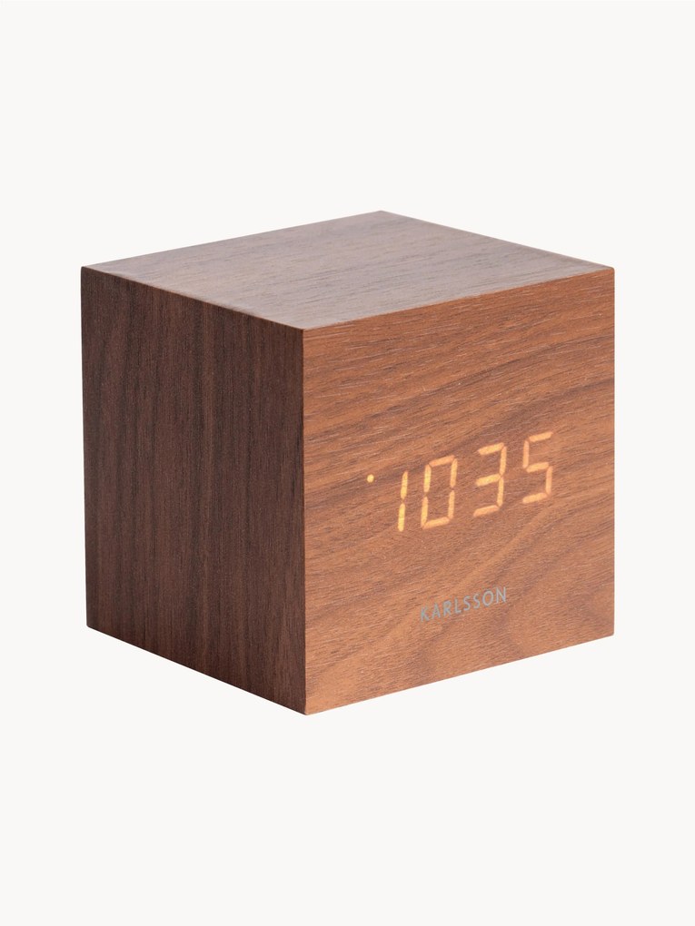 LED budík's USB portem Cube