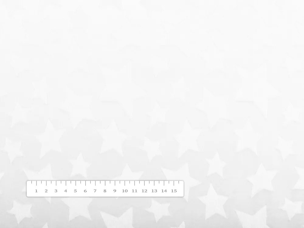 Biante Dětský povlak na polštář Minky hladký MKH-006 Hvězdičky - Sněhově bílý 50 x 50 cm