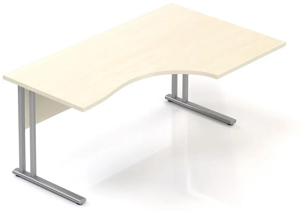 Rauman Kancelářský stůl Visio K 160x70/100 cm pravý Barva: Ořech