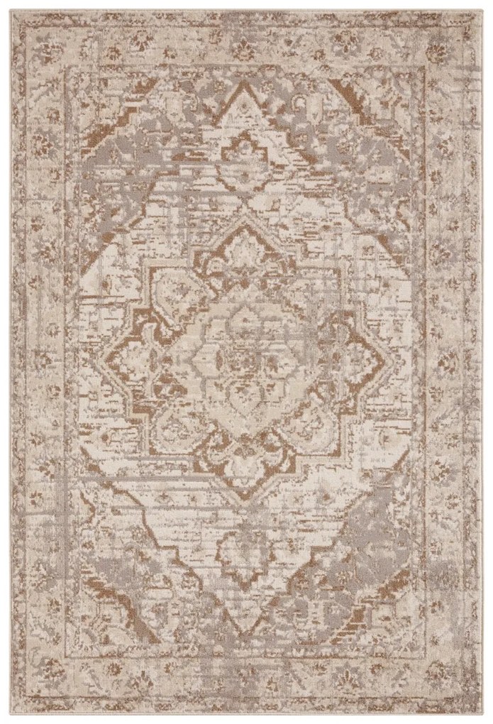 Hanse Home, Kusový koberec Terrain 105597 Sand Cream Brown, 200x280, hnědá, ložnice