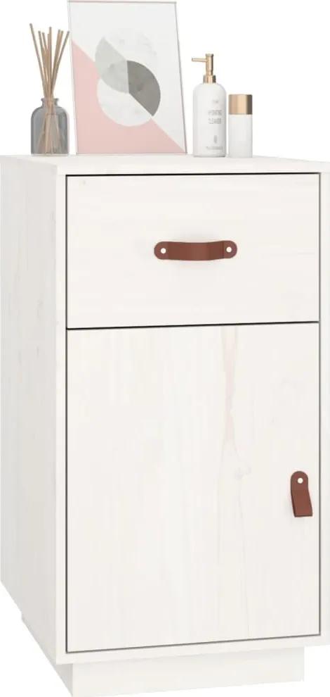 vidaXL Skříňka k psacímu stolu 40x50x75 cm masivní borové dřevo [820098] Barva: medová hnědá
