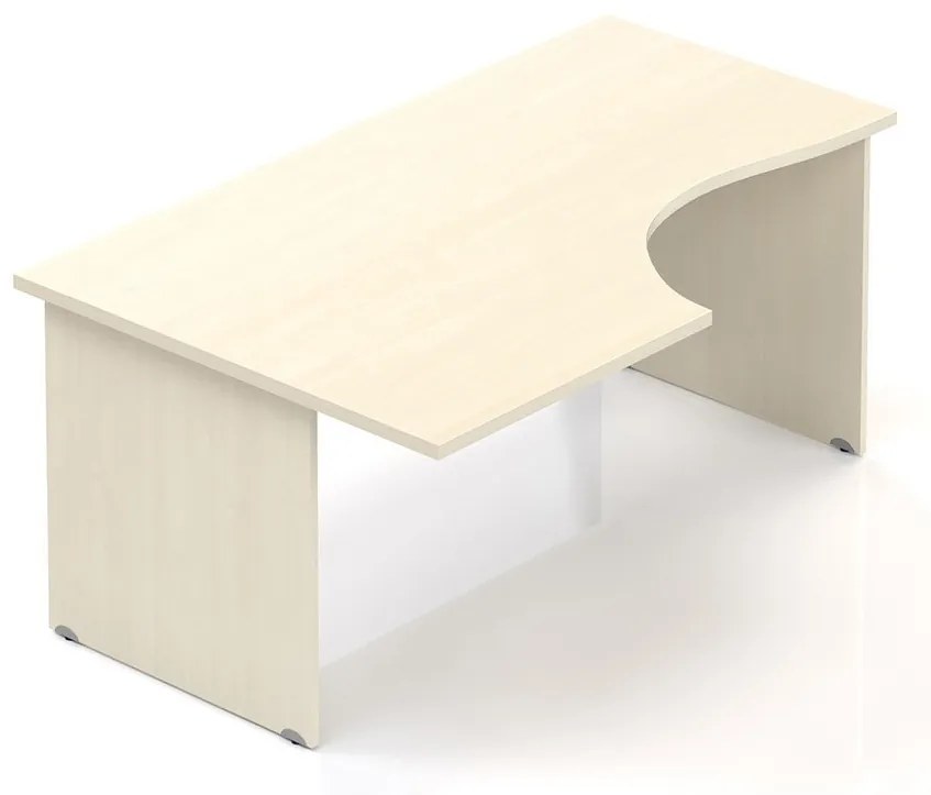 Rauman Ergonomický stůl Visio L 160 cm x 70 cm / 100 cm Barva: Ořech