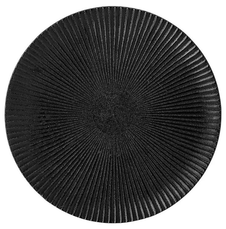 Kameninový talíř 18 cm NERI Bloomingville - černý