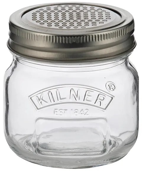 Kilner Struhadlo na citrusy, zázvor a sýr se skleněným zásobníkem, 0.25l 0025.057