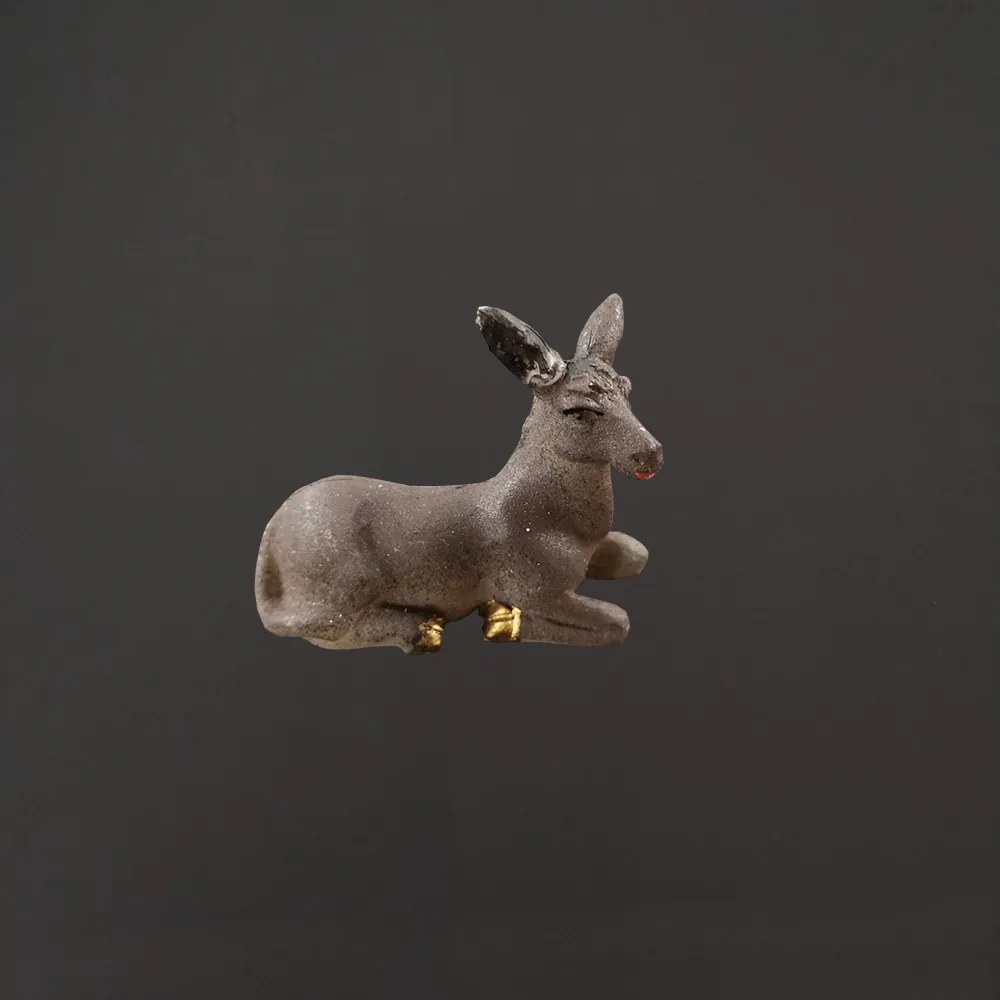 AMADEA Figurka do betlémů - Osel 4,5 cm