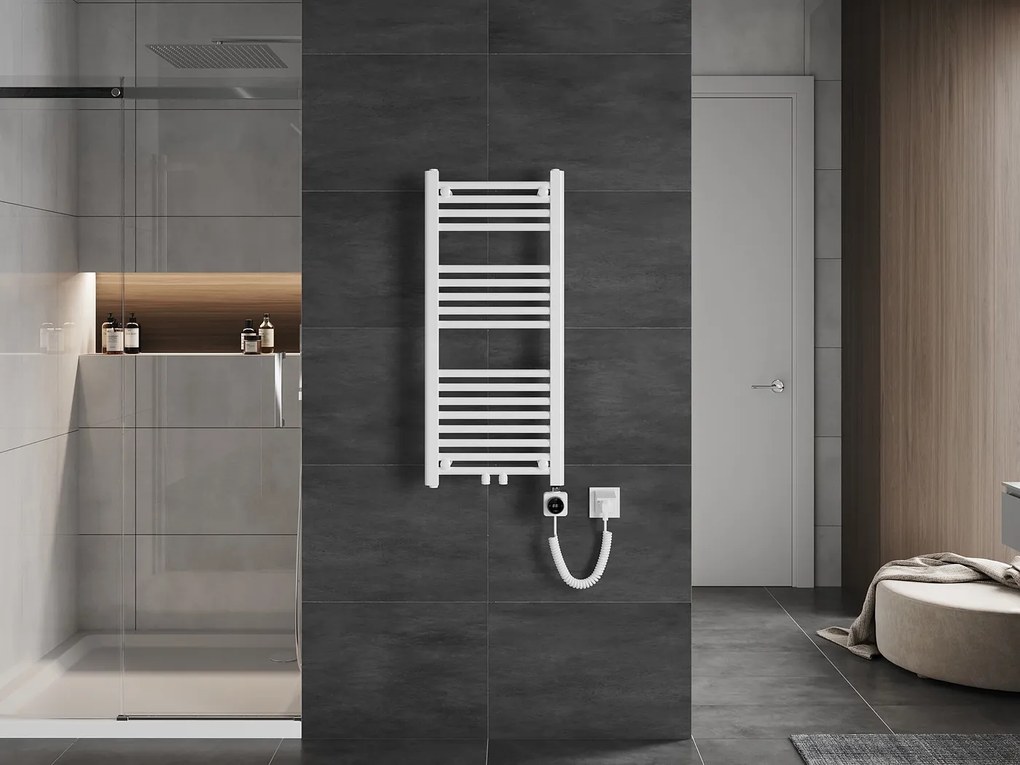 Mexen Mars, elektrické topné těleso 900 x 400 mm, 300 W, bílá, W110-5900-400-6300-20