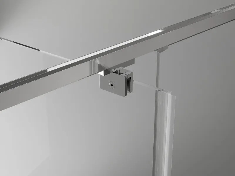 Mexen Exo, výklopný sprchový kout 160 x 110 cm, čiré sklo, chromový profil, 819-160-110-01-00