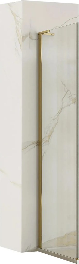 Rea Hugo, sprchová zástěna 90x200 cm, zlatá matná, REA-K6613