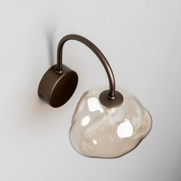 BRILAGI - Nástěnná lampa VULCANO 1xG9/8W/230V bronzová/kouřová béžová