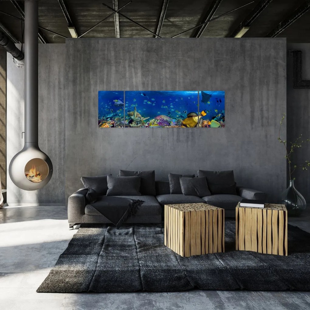 Obraz - Oceán (170x50 cm)