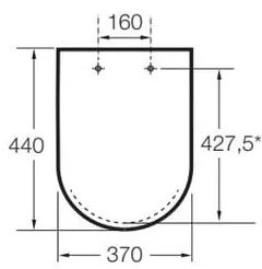 Roca Carmen Sedátko bílé Softclose, A801B5200B