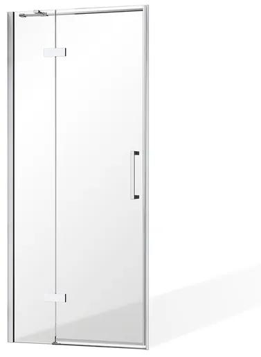 Roltechnik Outlet Jednokřídlé dveře do niky OBDNL(P)1 Varianta: šířka: 90 cm, orientace: Levá - (OBDNL1/90 - 4000726), Barva profilů a typ výplně: profily: brillant, výplň: transparent