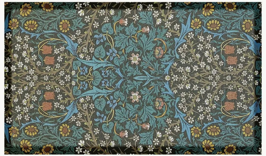 Omyvatelná rohožka William Morris