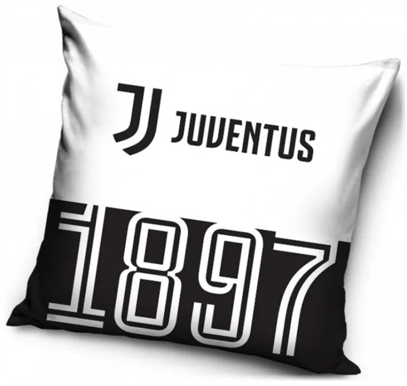Fotbalový povlak na polštář Juventus FC - motiv 1897 - 40 x 40 cm