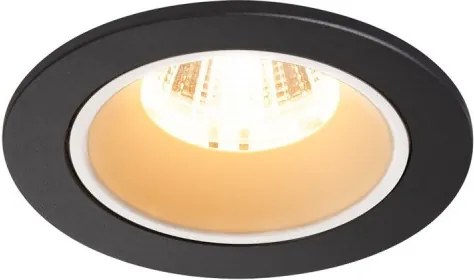 NUMINOS® DL S vnitřní LED zápustné stropní svítidlo černá/bílá 3000 K 40° včetně listových pružin -